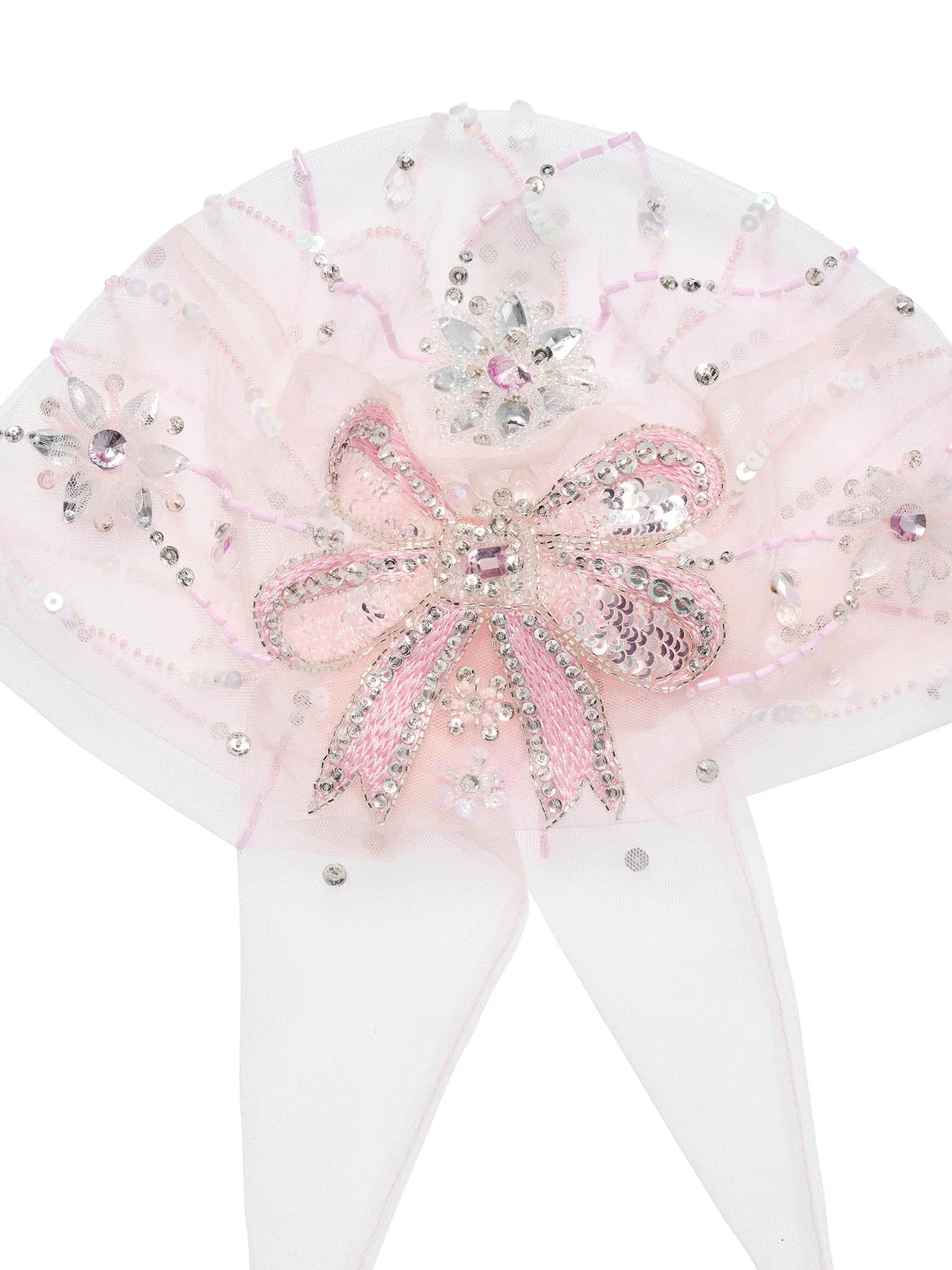 Neptune's Jewel Head Wrap, Satin Bow – blanchou